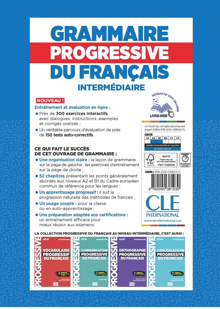 کتاب Grammaire Progressive du Francais | با 50٪تخفیف | کتابسرای دنیای زبان