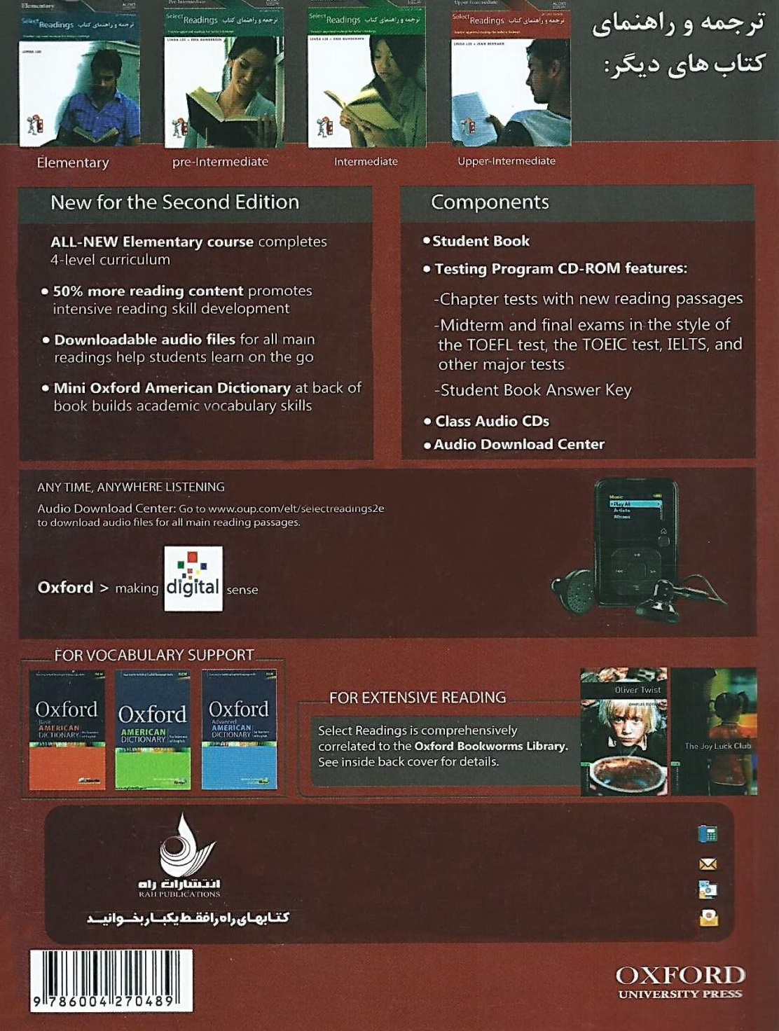 کتاب Select Reading Upper Intermediate | با 50٪ تخفیف | کتابسرای دنیای زبان
