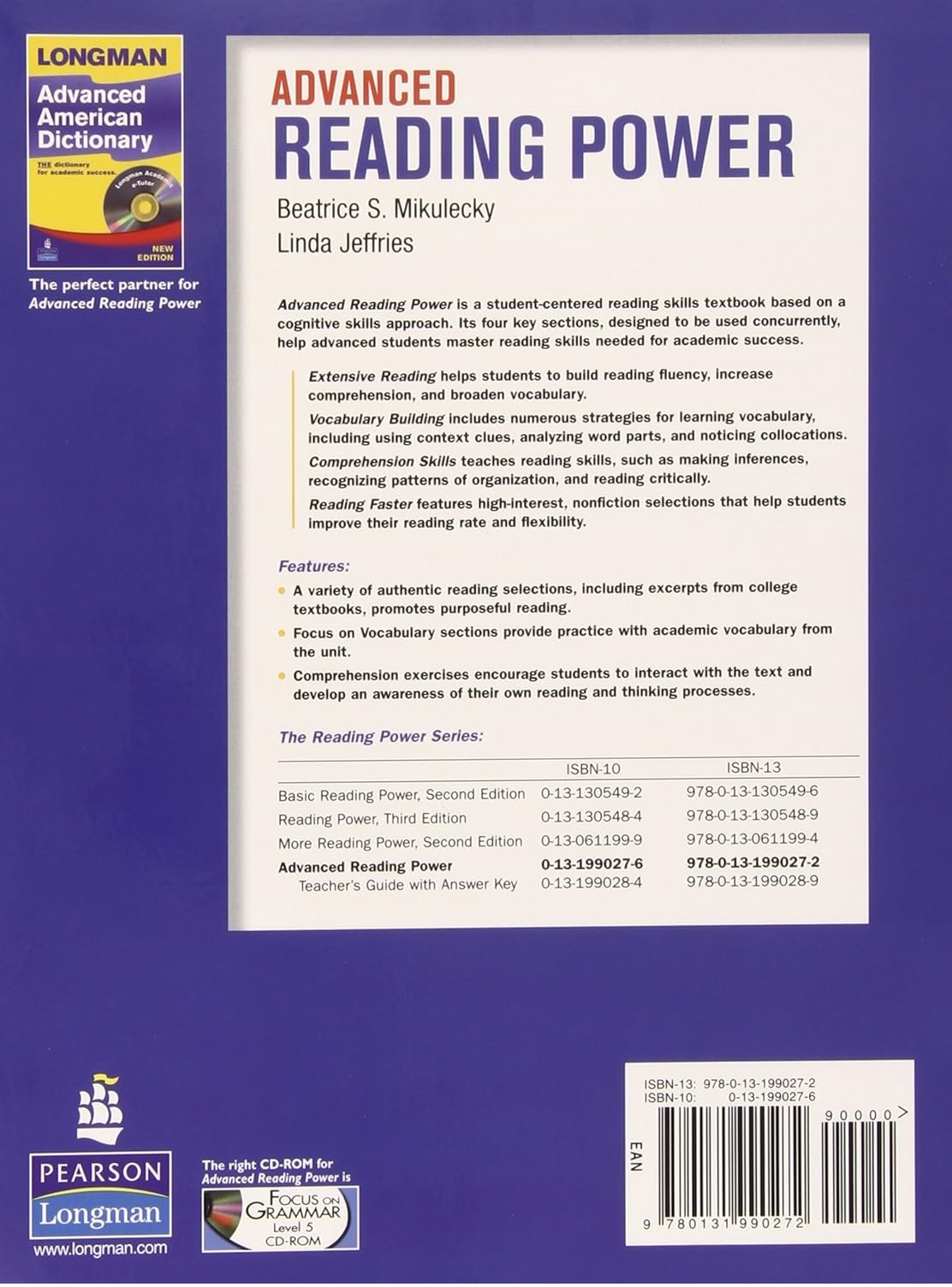 کتاب Advanced Reading Power - دنیای زبان